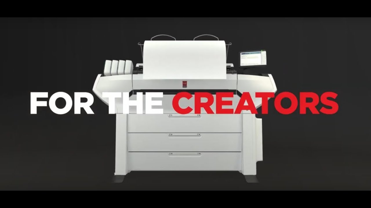 Océ ColorWave 3500/3700 Large Format Printer - YouTube