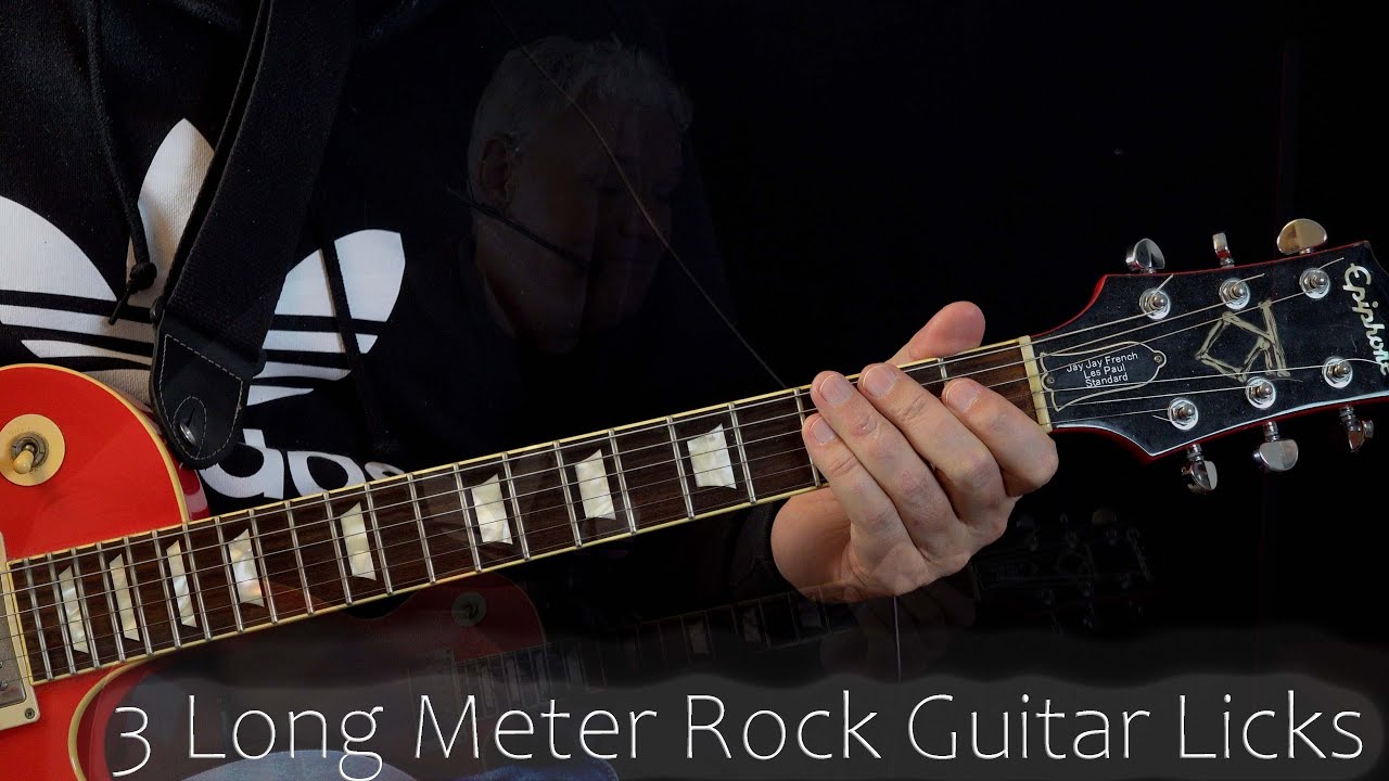 3 Long Meter Rock Guitar Licks - YouTube