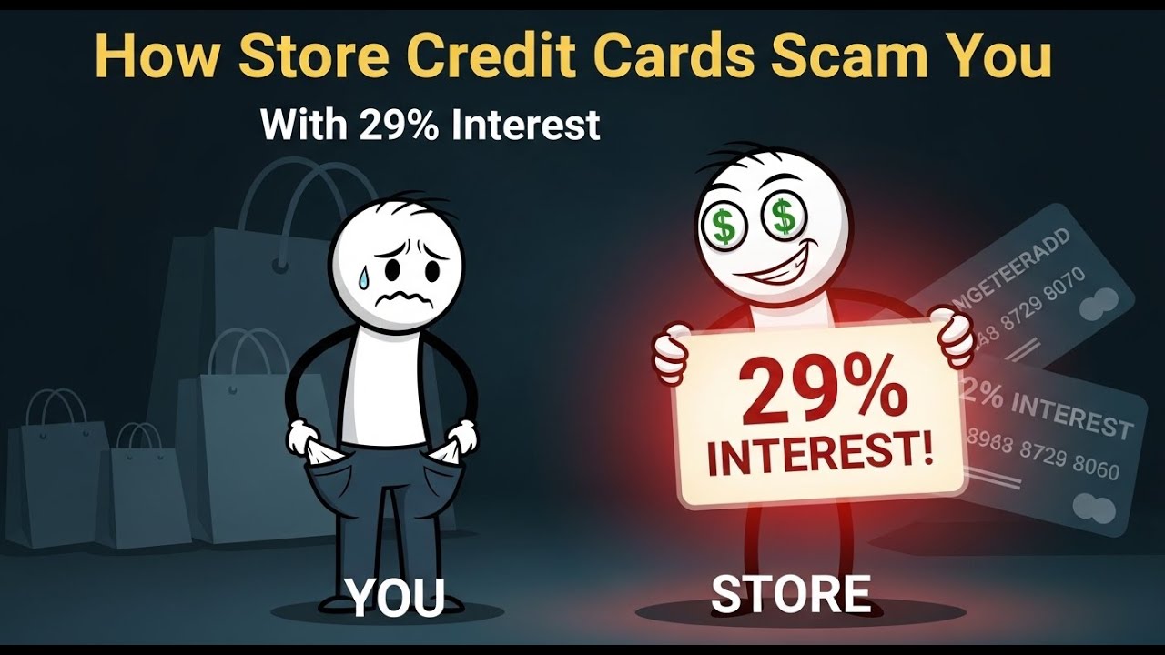 How Store Credit Cards Scam You With 29% Interest - YouTube