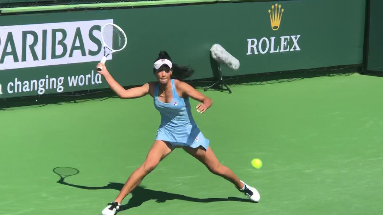 Priscilla Hon, Indian Wells WTA Tennis - YouTube