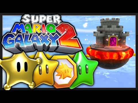 Super Mario Galaxy 2 - Bowser Jr.'s Fiery Flotilla ALL STARS / COMET MEDAL