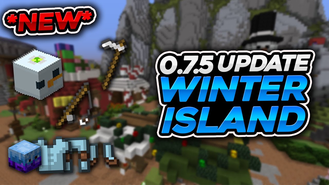 *NEW* Winter Island, Dungeons Teaser & Snow Minion (Hypixel Skyblock 0. ...