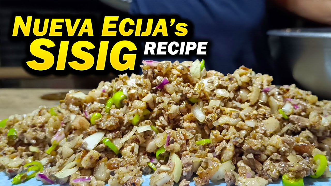 NUEVA ECIJA SISIG | SISIG Recipe - How to make Sisig - PROVINCE LIFE ...