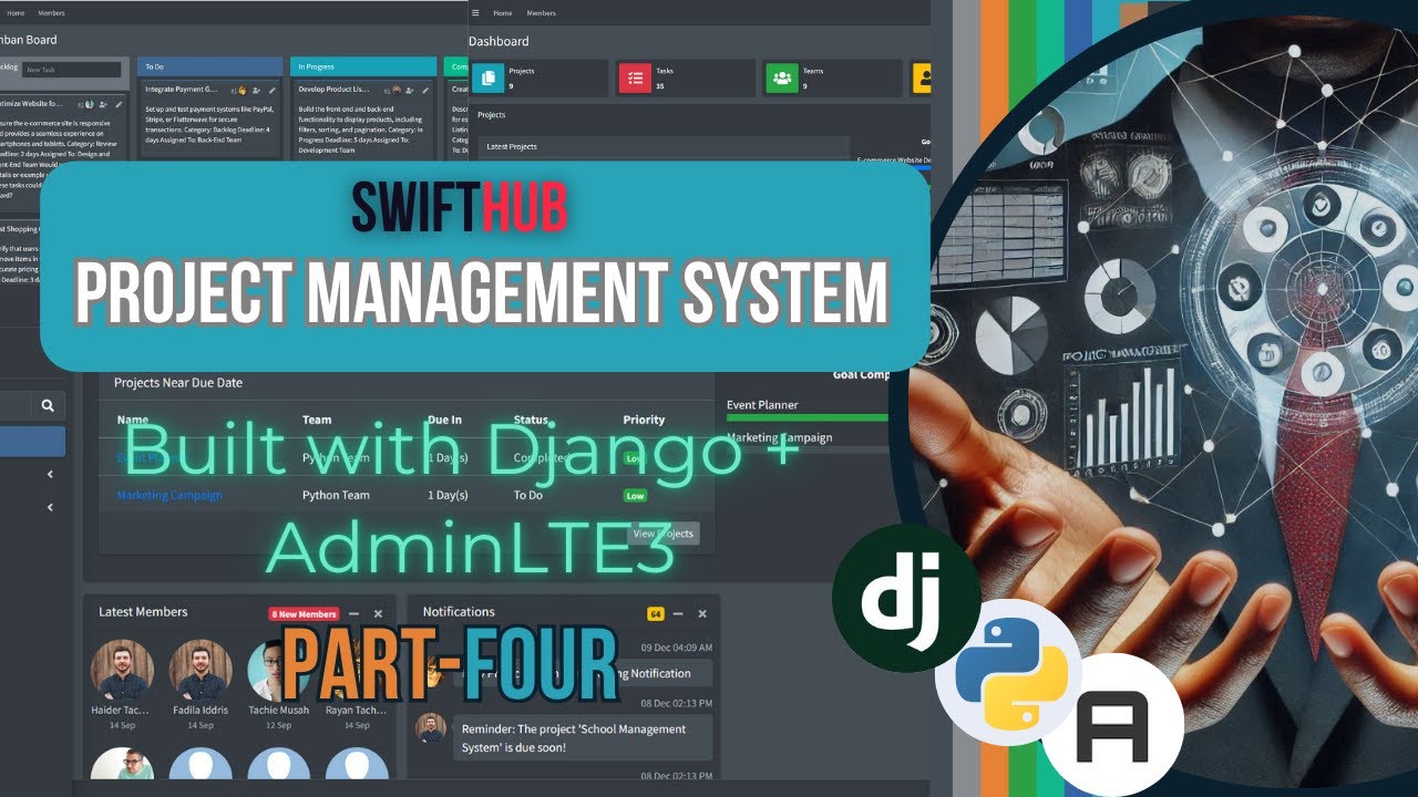 Build a Powerful Project Management System with Django + AdminLTE3 ...