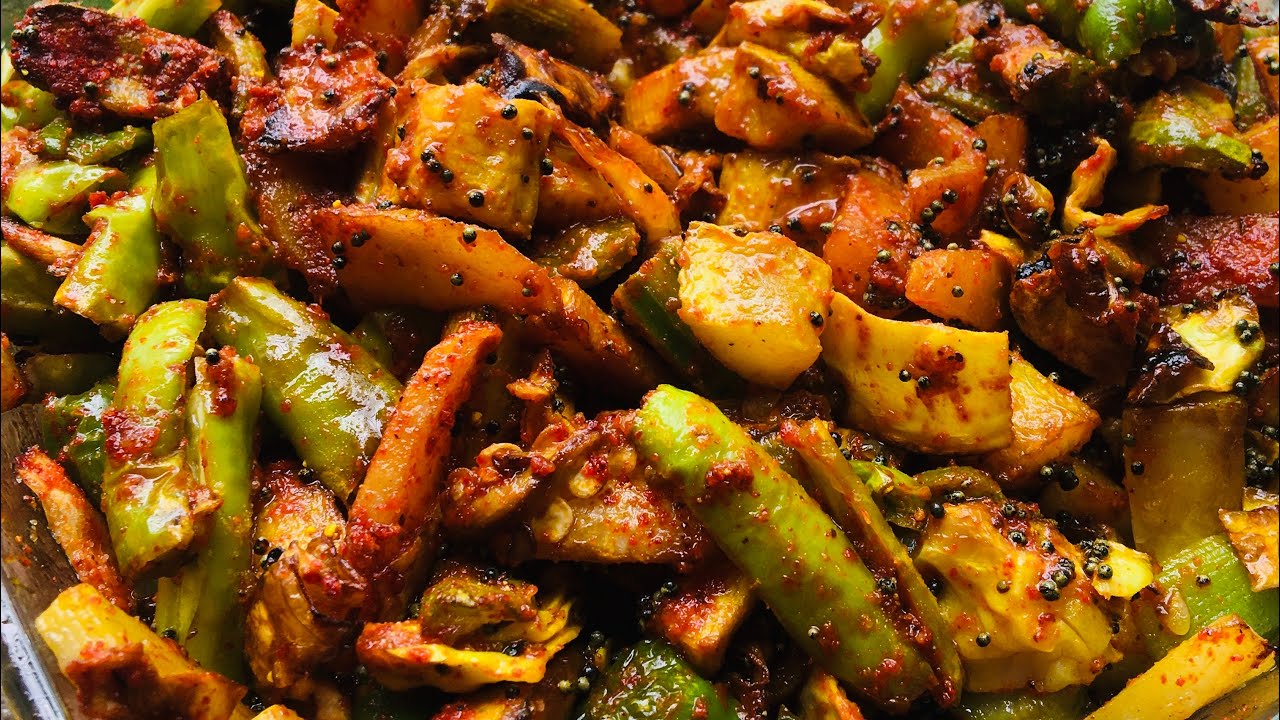 Spicy Mixed Vegetable Achaar / Instant Spicy MixedVegetable Pickle ...