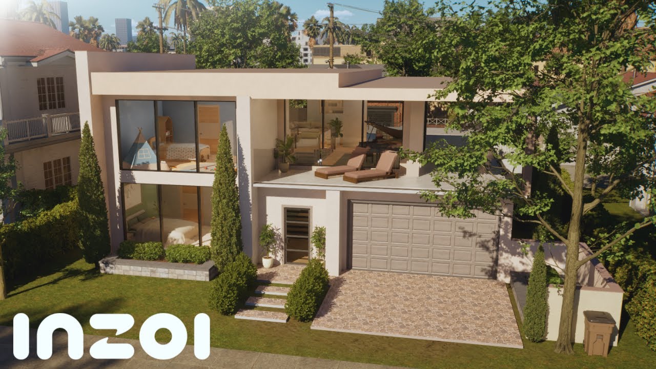 BUILDING A HOUSE ON INZOI FOR THE FIRST TIME (Inzoi Speed Build) Modern ...