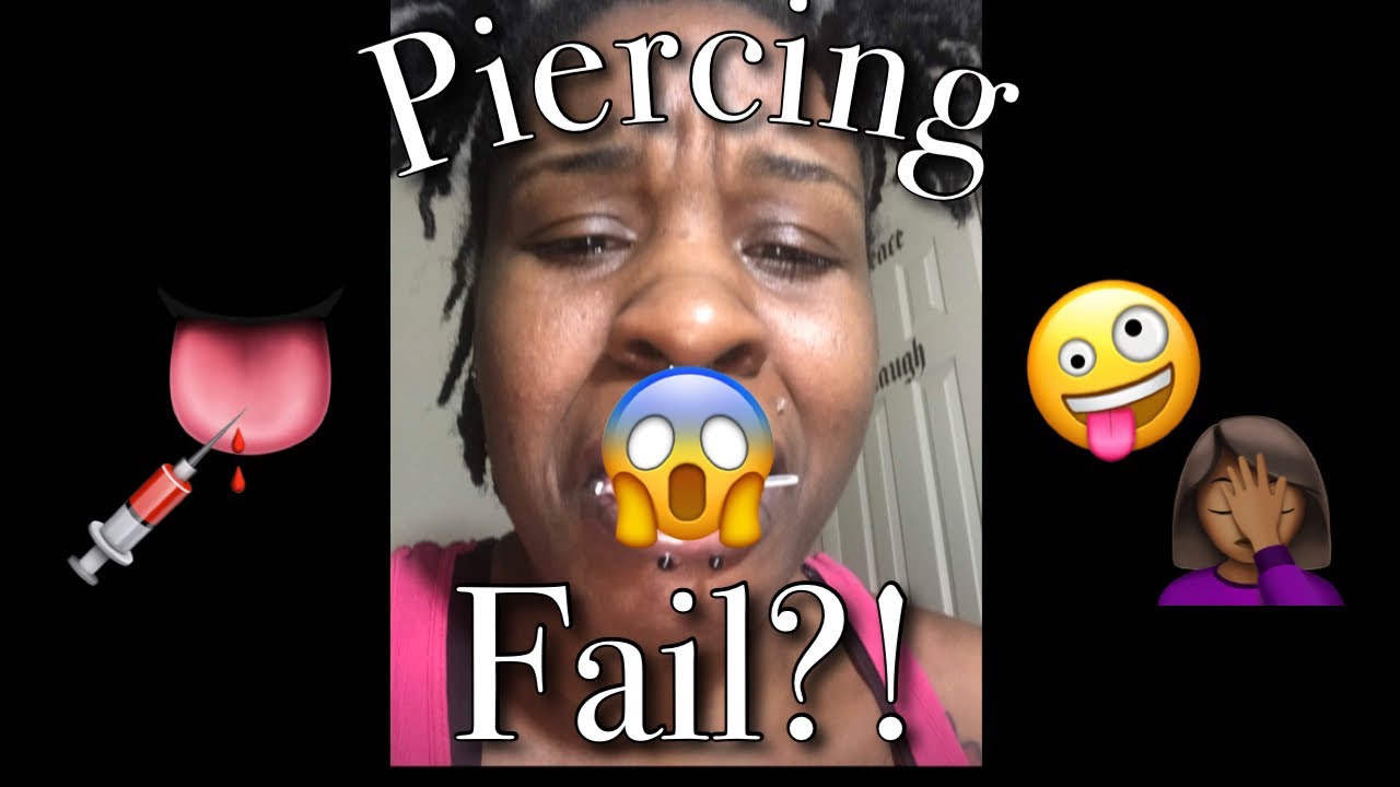 Triple Tongue Piercing Fail?! - YouTube