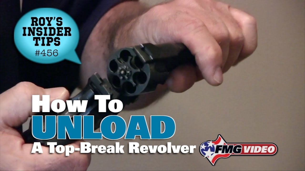Unloading A Top-Break Revolver - YouTube