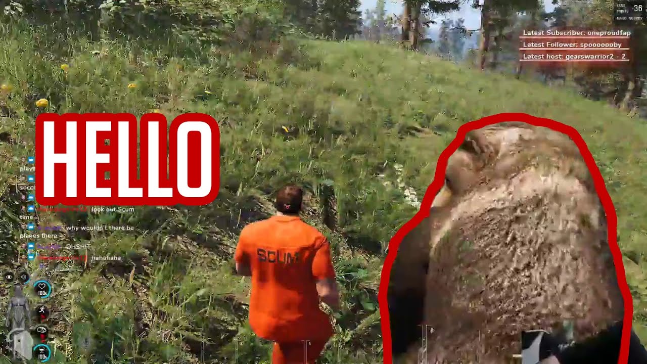 Bear attack - SCUM - Stream highlights - YouTube