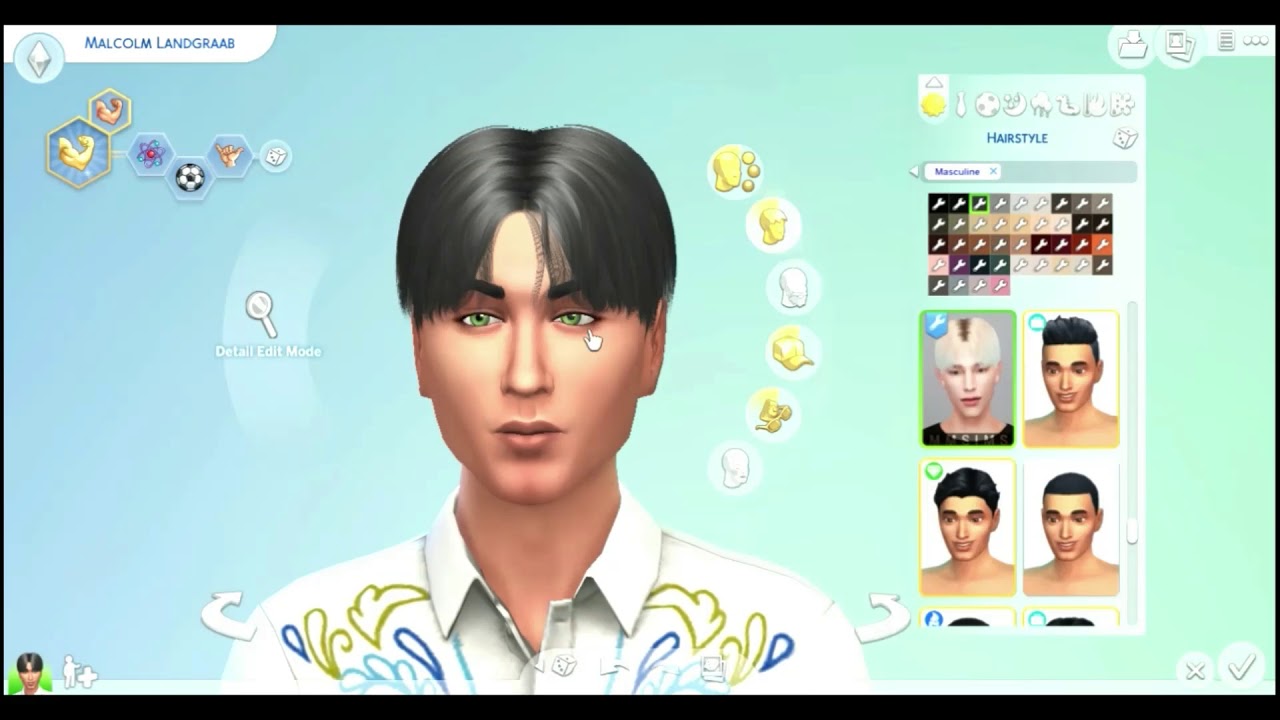 The Sims4 : Makeover Malcolm Landgraab! - YouTube