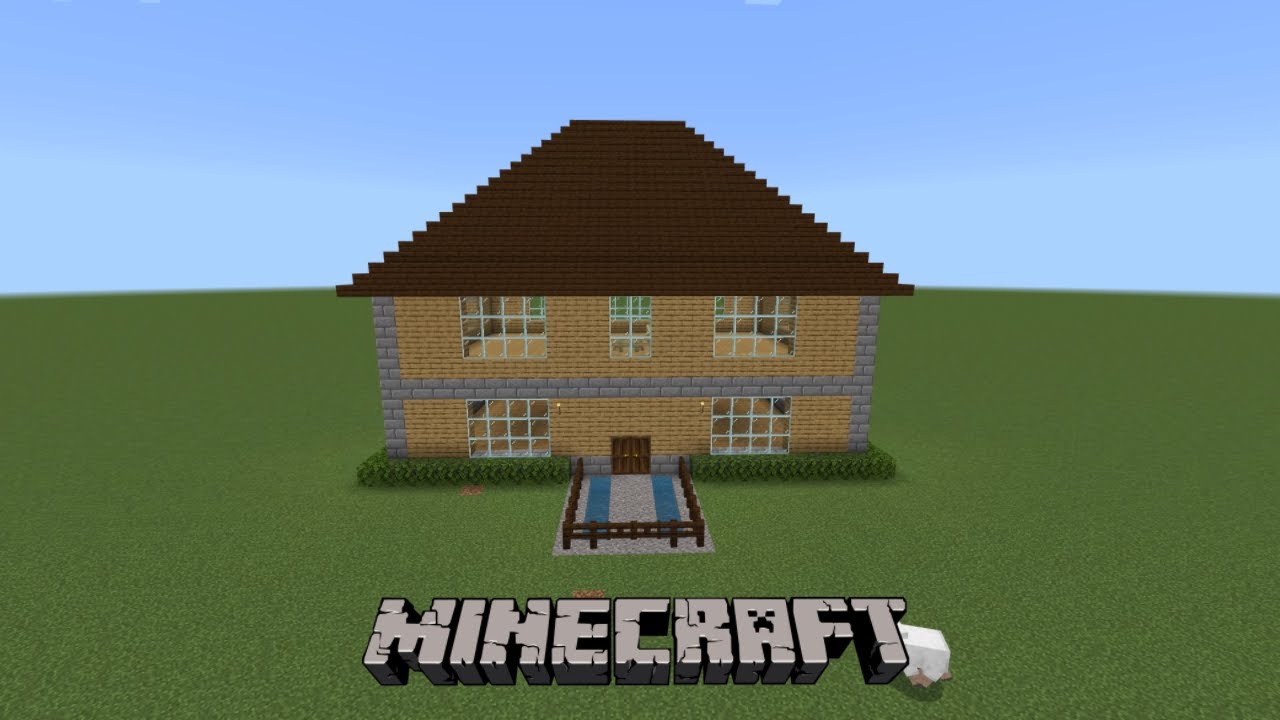 Building a House on Flatland in Minecraft - YouTube