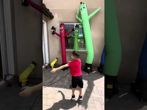 Wacky wavy inflatable tubeguy - YouTube