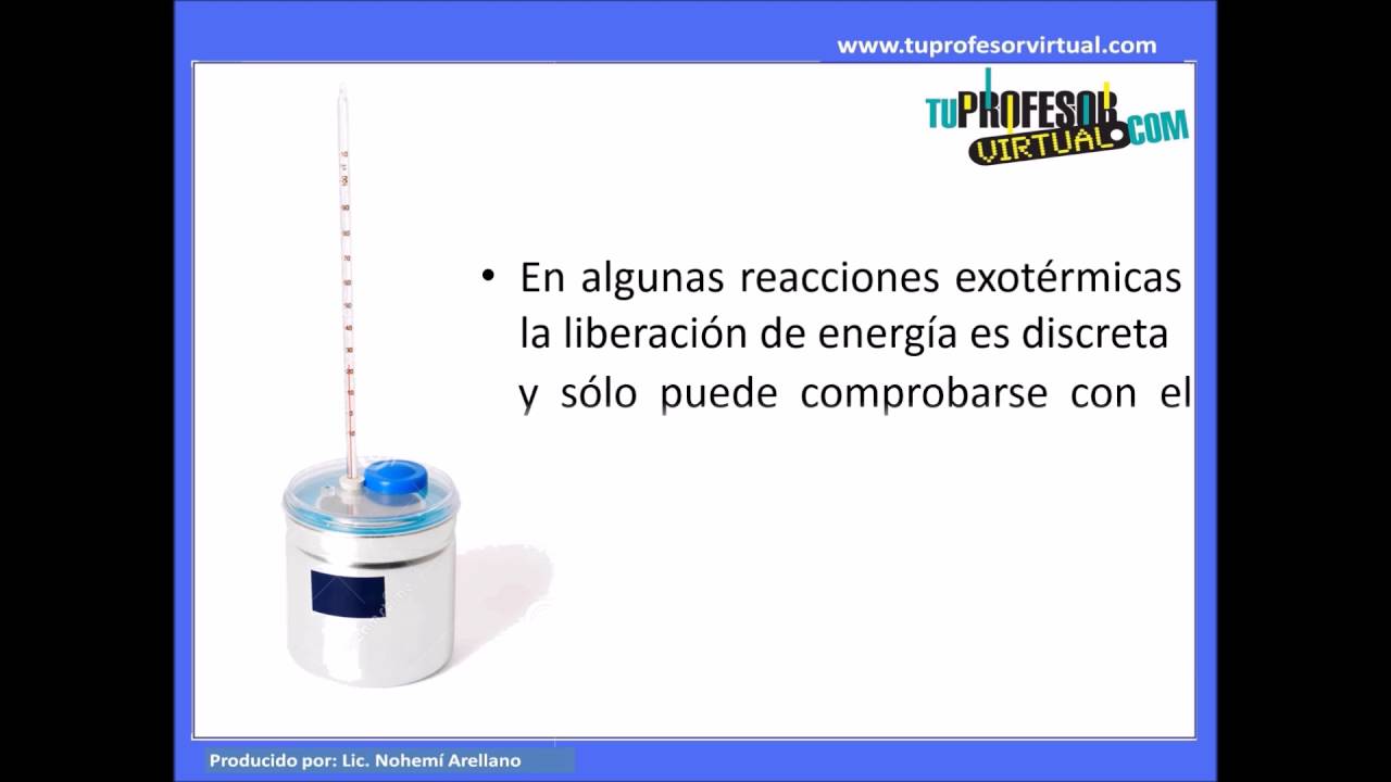 Reacciones Exotérmicas - Lección Teórica - YouTube