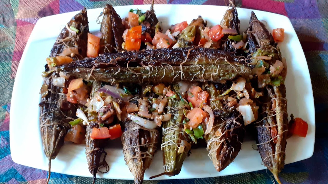 Masala bharey kareley bharey hue karalay ki recipe |Stuffed Karele ...