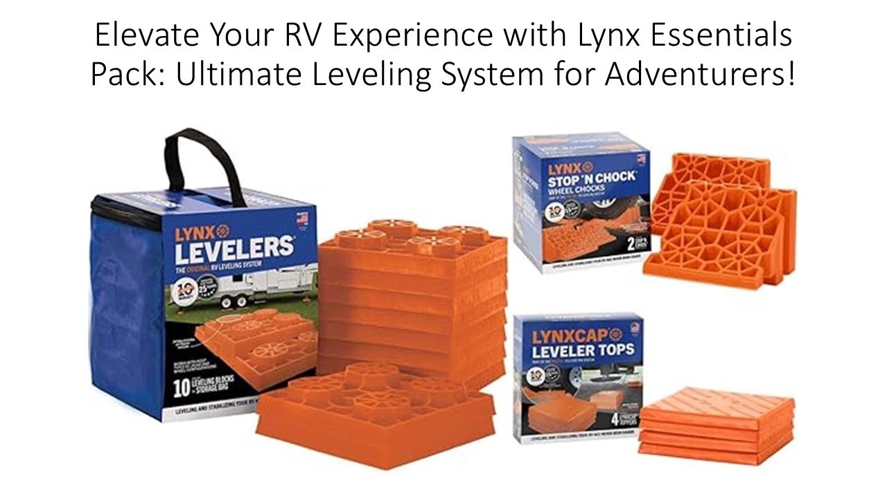 Elevate Your RV Experience with Lynx Essentials Pack: Ultimate Leveling ...