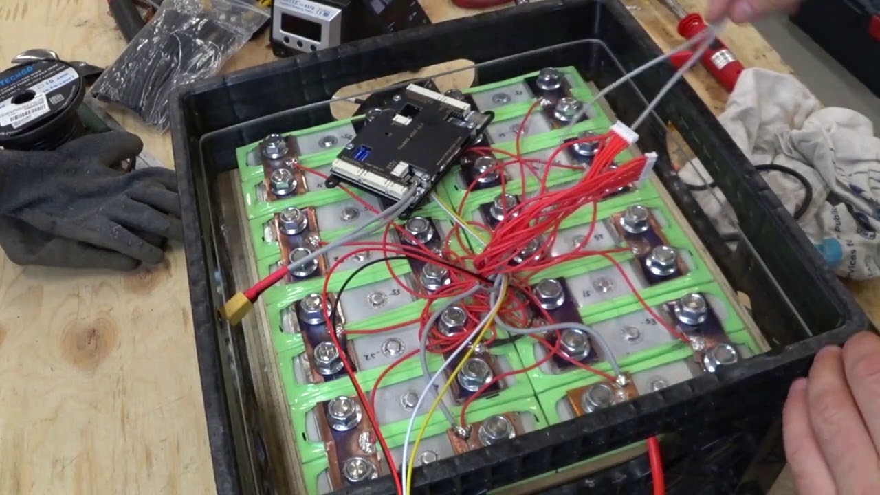 Tiny BMS installed in the Milk Crate Project - YouTube