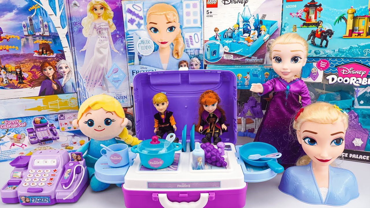 Unboxing Disney Frozen Toys Series | Elsa Kitchen Cooking Set | Elsa ...
