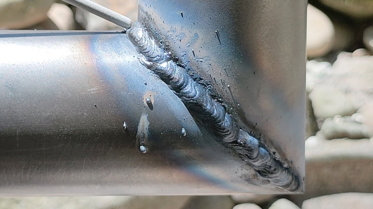secrets of welding thin round pipes using arc welding - YouTube