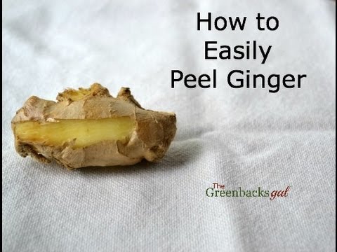 Easily Peel Ginger: A Kitchen Shortcut - YouTube