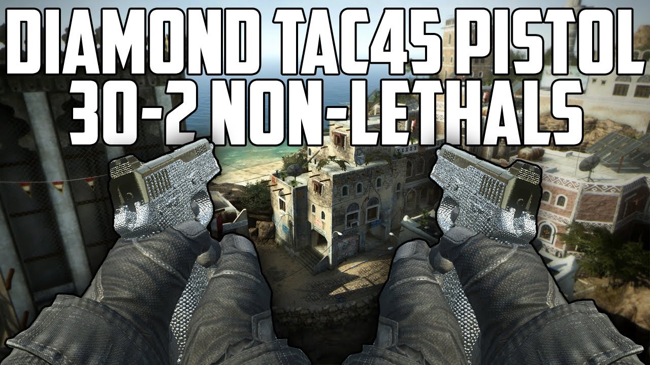 BO2: Diamond Tac-45 Pistol :: 30-2 FFA w/ Non-Lethal Scorestreaks ...