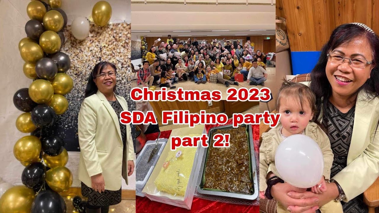Sharing with you the continuation of our SDA Filipino Christmas party ...