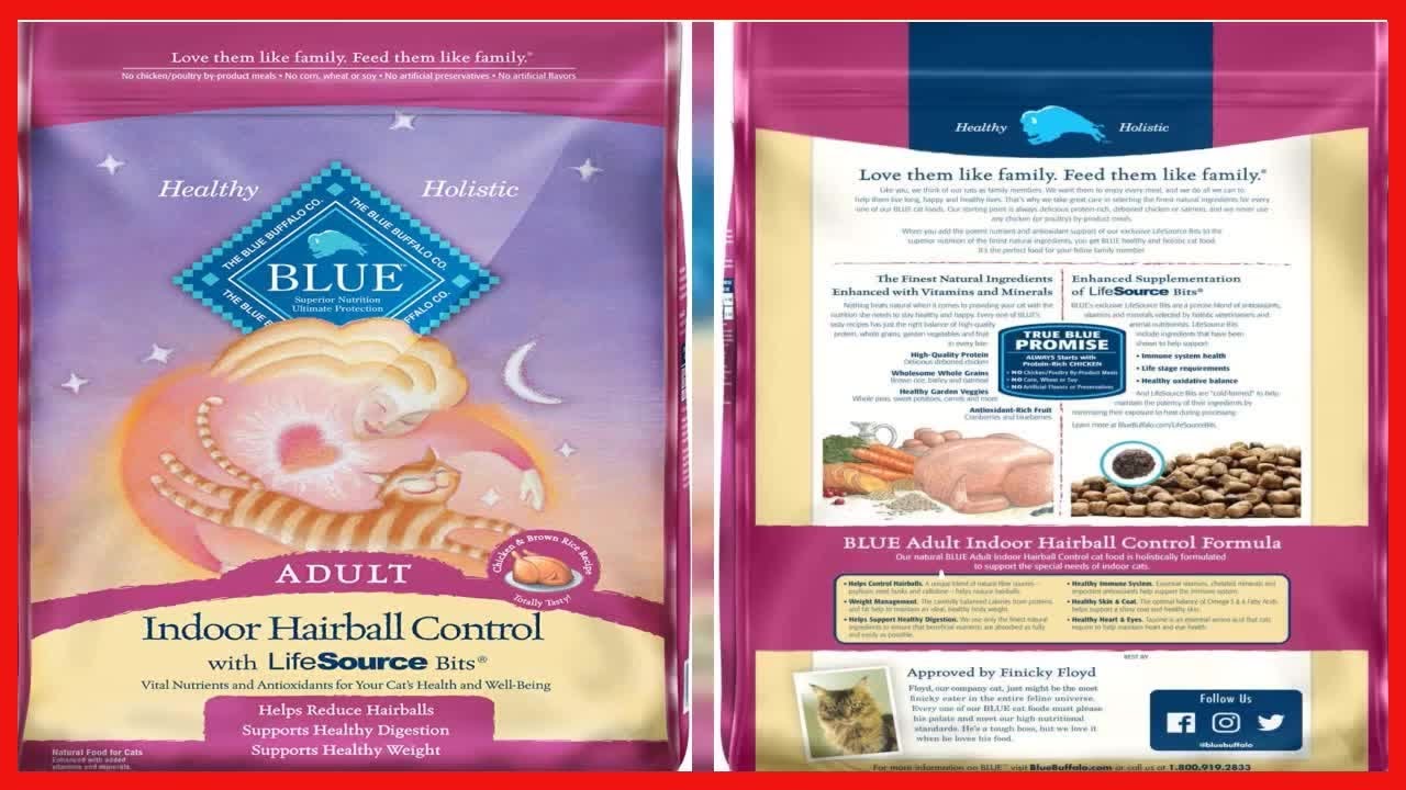 Quality product - Blue Buffalo Indoor Hairball Control & Weight Control ...