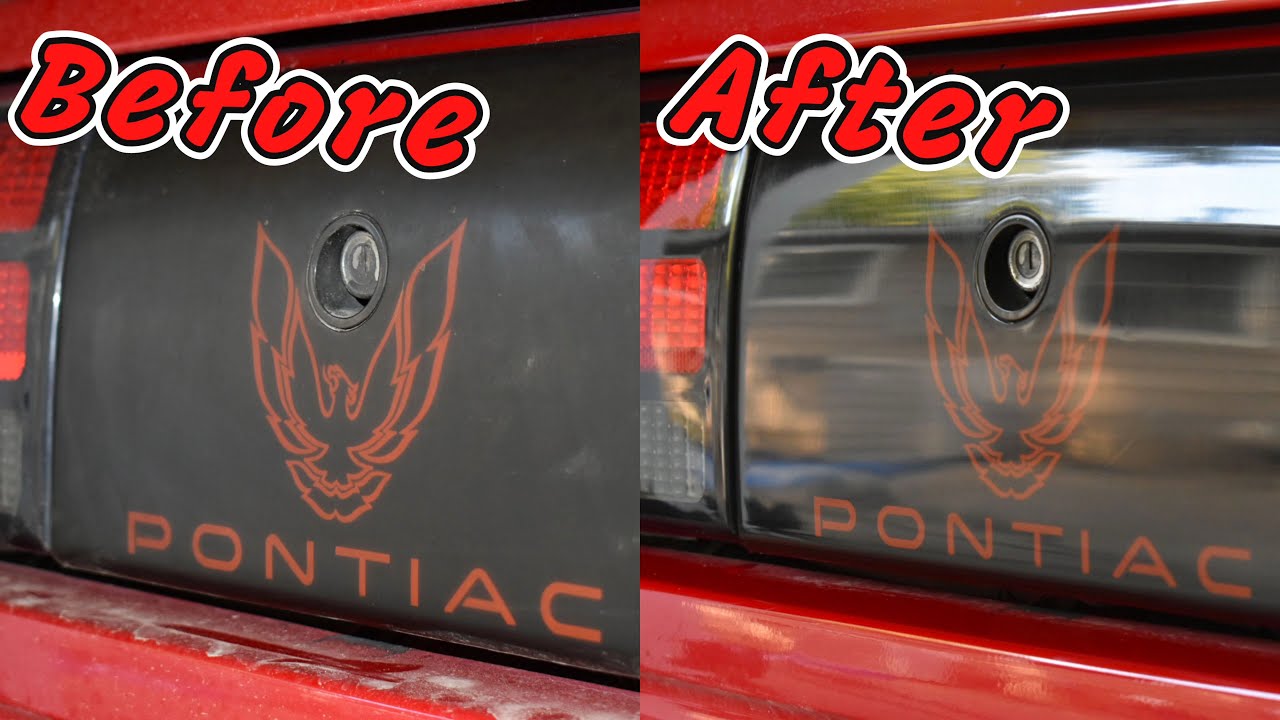 3rd Gen Firebird Filler Panel/Tail Light restoration - YouTube