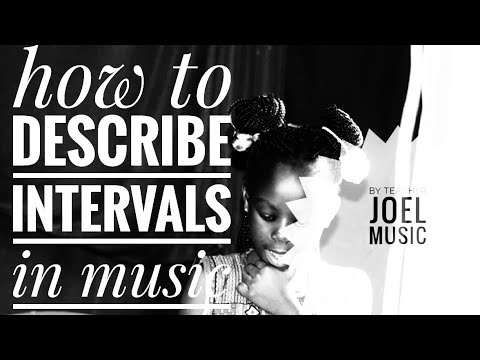 How to define and describe intervals High school music lessons by ...