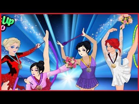 Princess Gymnastic Olympics - Disney Princess Games For Kids - YouTube