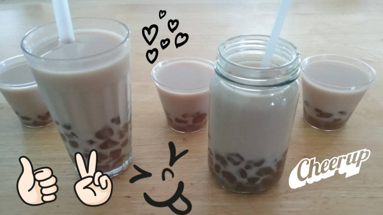 Homemade Boba Milk Tea With Homemade Tapioca Pearls ||Emotionless ...