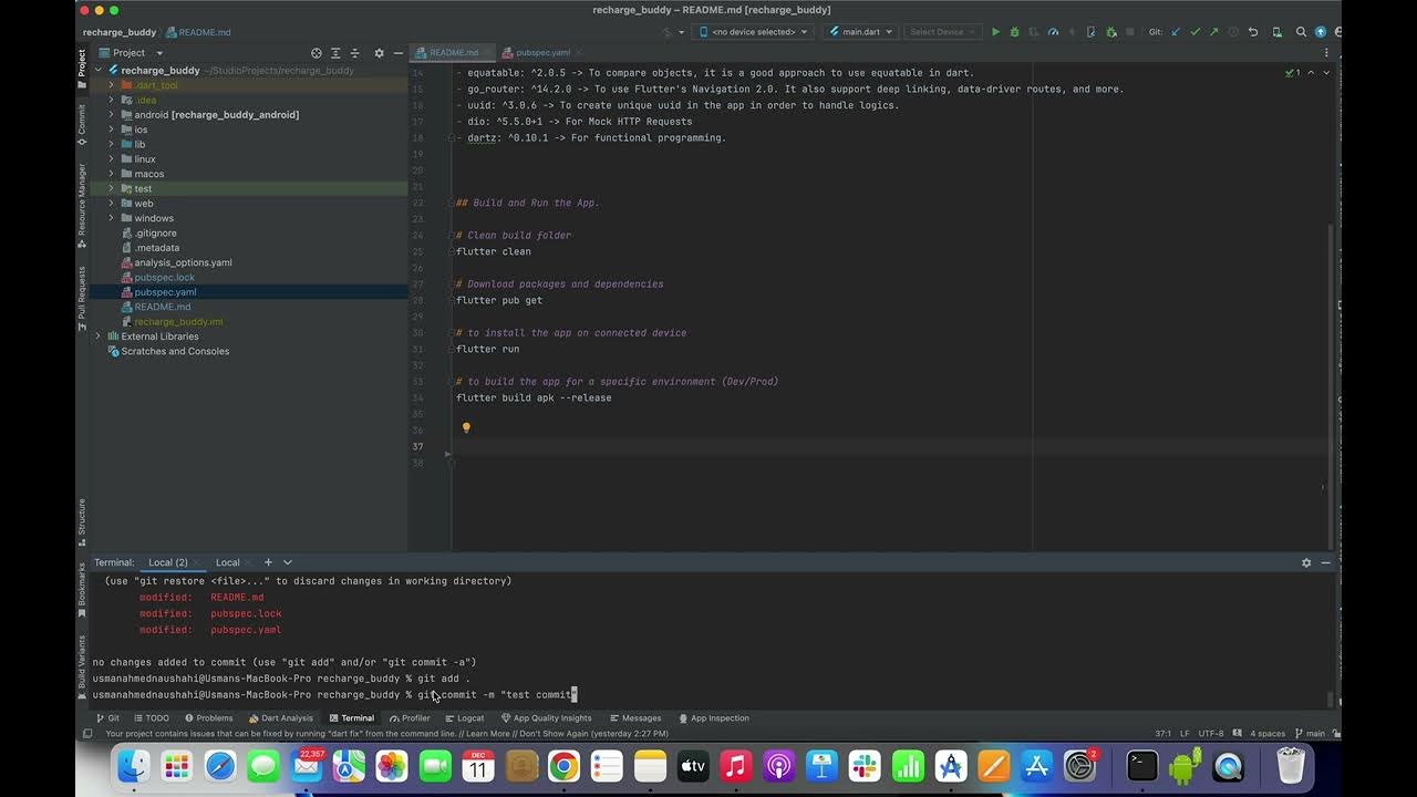 my_readme_updater - How to update project structure in readme file of your Flutter Project ...