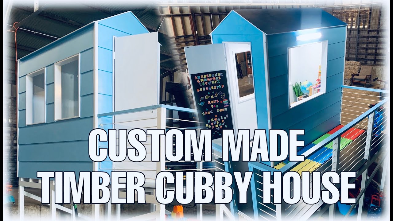 DADDY BUILT THEM A CUSTOM-MADE CUBBY HOUSE | JnJ BRYANT Home Sweet Home ...