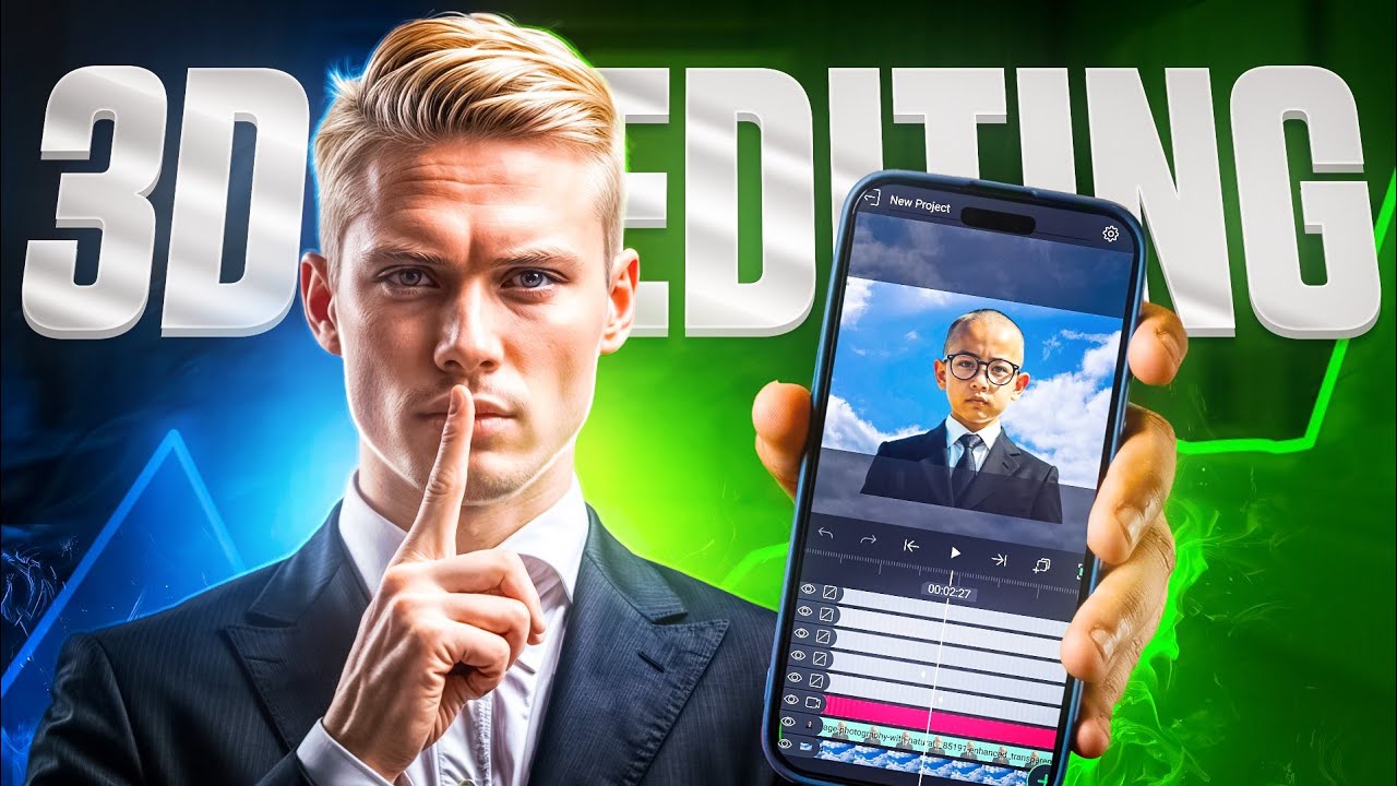 3D Video Editing On Mobile HACKS ! 🗿 - YouTube