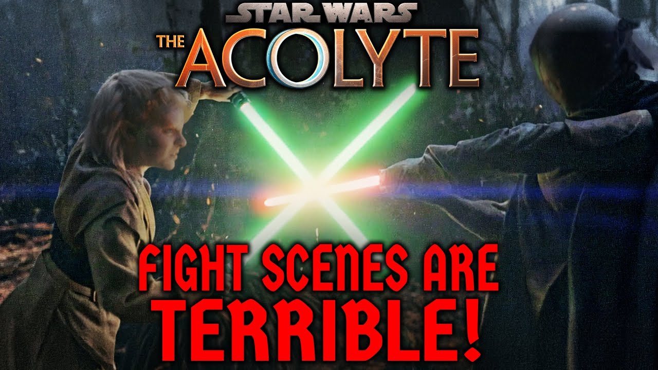 Star Wars THE ACOLYTE fight scenes are TERRIBLE!!! - YouTube
