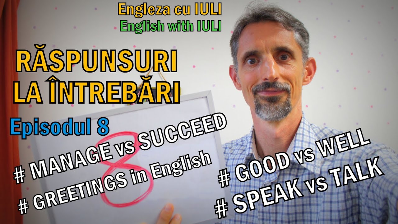 English Lessons - 4 RASPUNSURI LA INTREBARI (Compilatia nr. 8) - Lectii ...