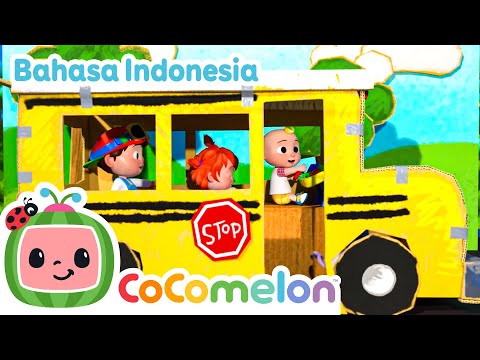 Roda Bus Ceria 🚌🎶 | CoComelon Bahasa Indonesia - Lagu Anak Anak | Nursery Rhymes
