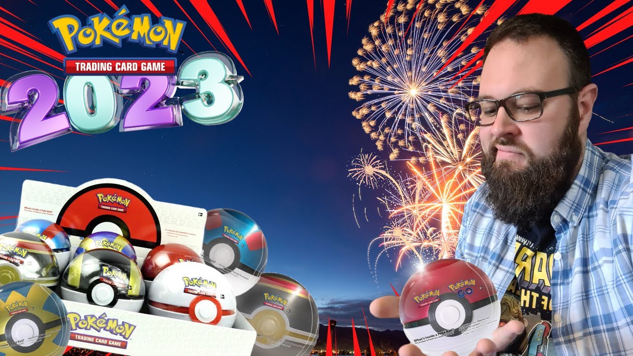 Pokeball Tins with RARE Packs to see in 2023! Happy New Year! - YouTube