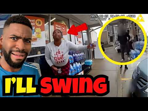 Angry Black Woman Thinks She Can Beat Up A MAN - She Was WRONG