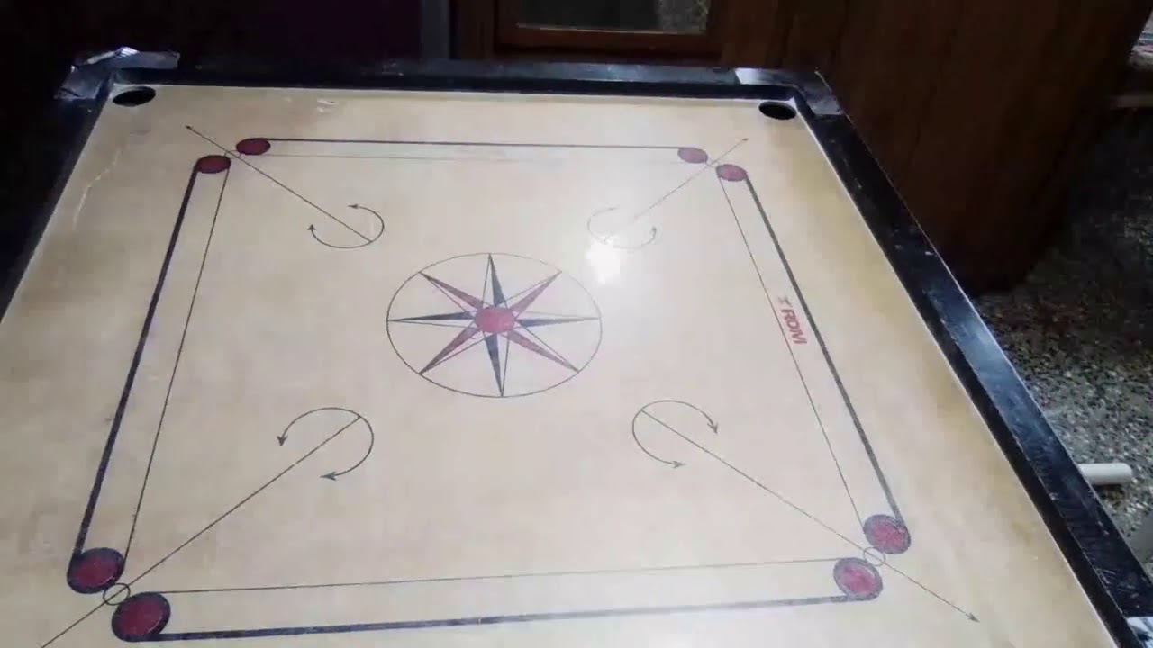 How to smoothen the carrom board and stricker - YouTube