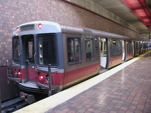 MBTA | Bombardier 01800-series Red Line Subway Cars - YouTube