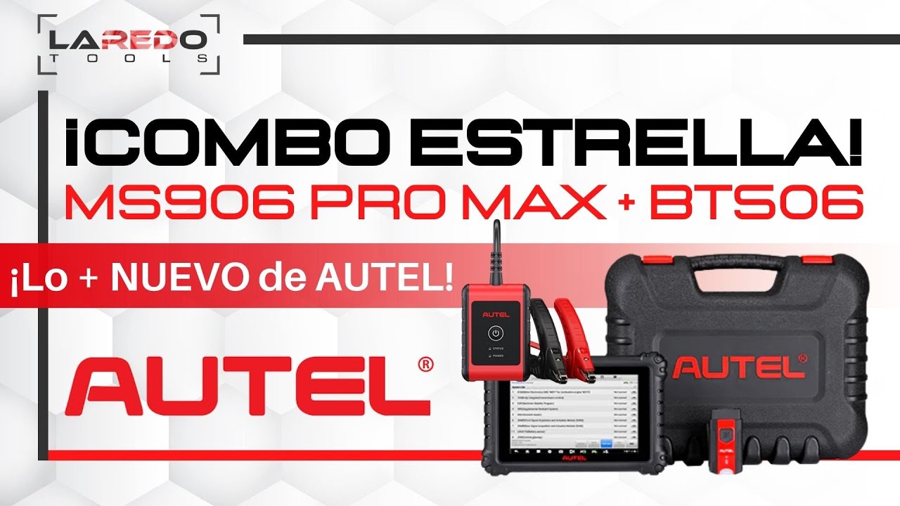 ¡MS906 PRO MAX + BT506! EL COMBO MÁS NUEVO DE AUTEL 🛍️ - YouTube