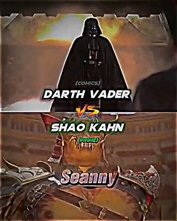 Darth Vader vs Shao kahn #adonadopedaço #desenho #anime - YouTube