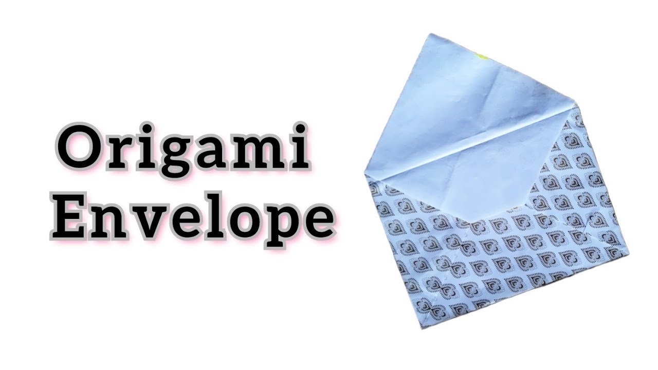 DIY | How to make a paper envelope | Easy origami envelope Tutorial ...