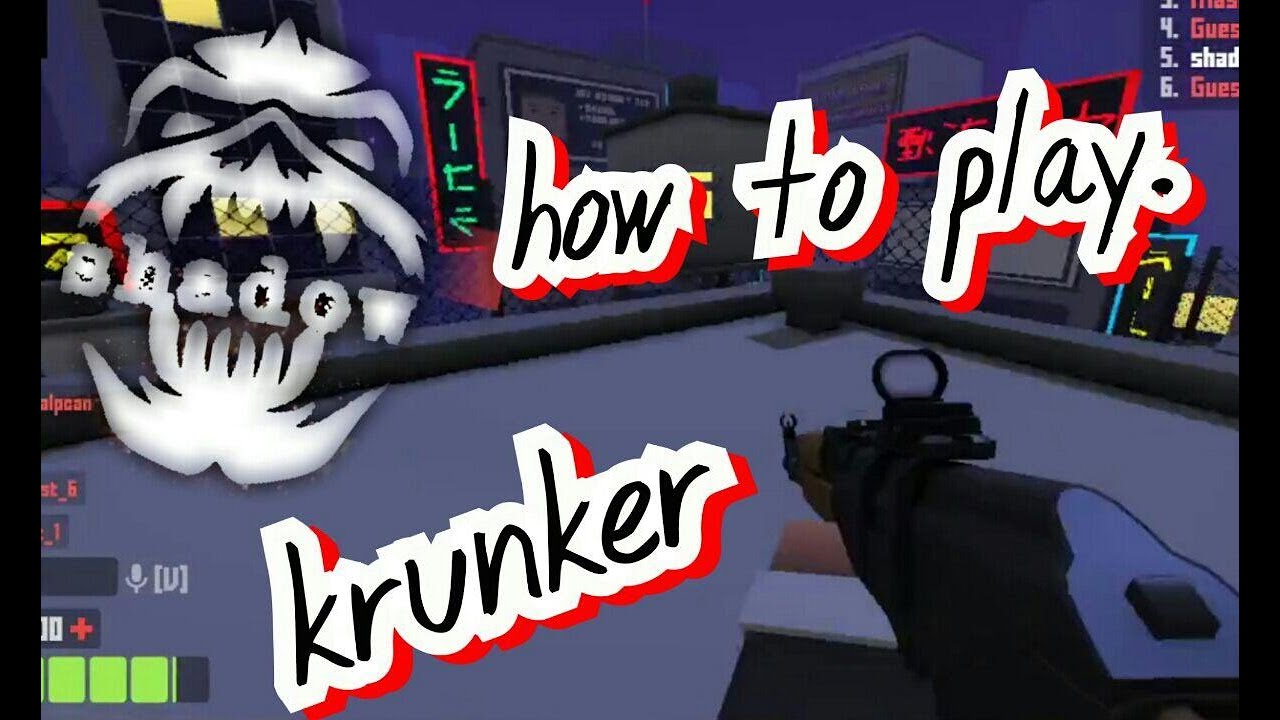 How to play krunker - YouTube