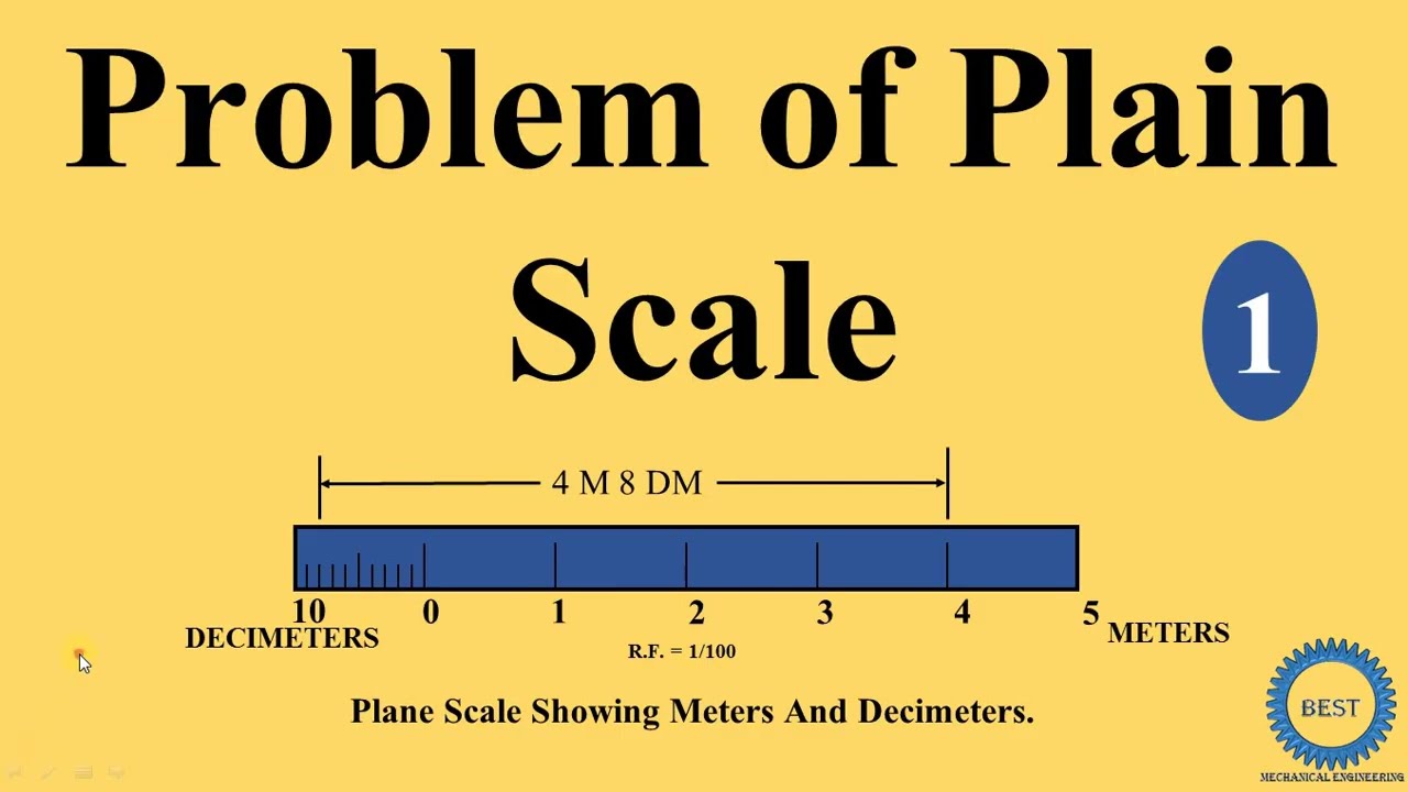 How to Draw Plain Scale - Problem of Plain Scale - YouTube