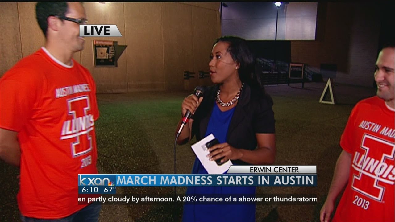 Fighting Illini Fans in ATX Excited for March Madness Game - YouTube