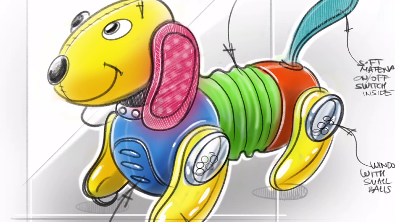 Fred Dog concept sketches - YouTube