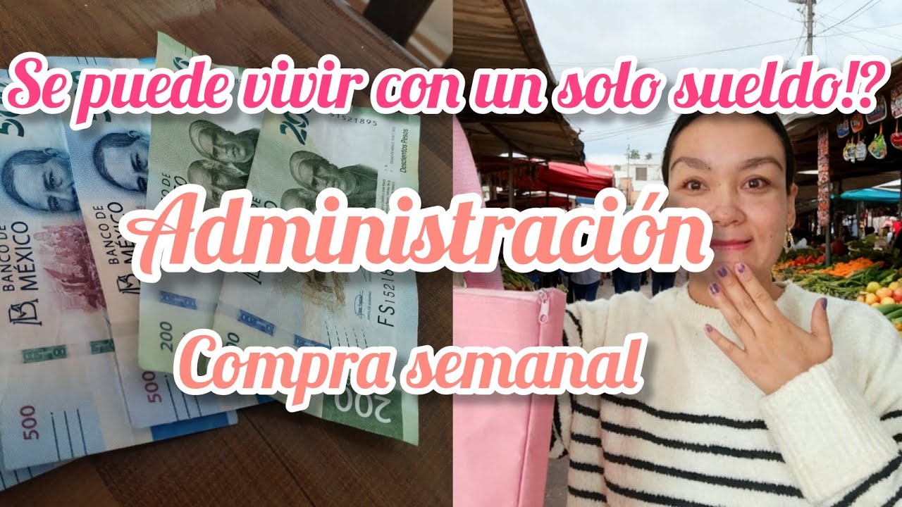 No Alcanza con un solo sueldo!? ️ Así me administro | Compra semanal ...