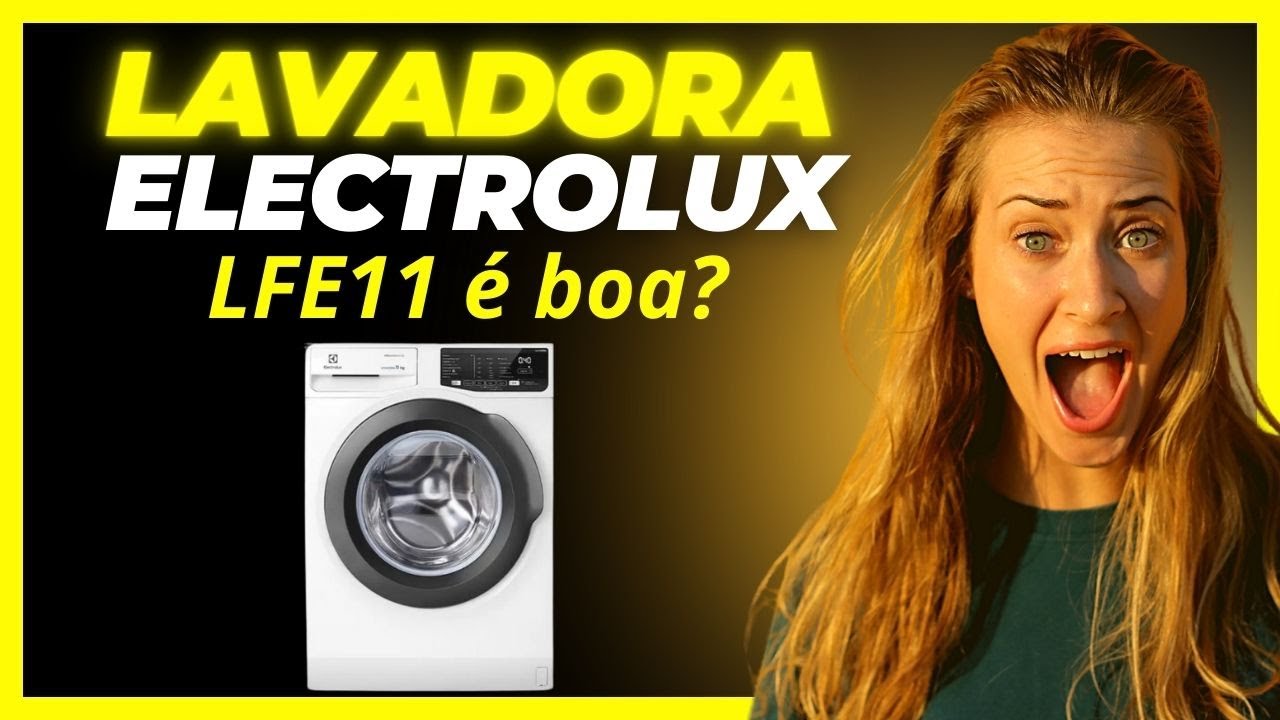 Máquina de lavar Electrolux Premium Care LFE11 é boa? Lavadora ...