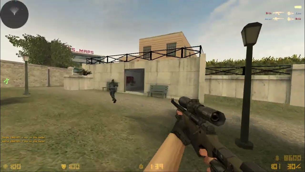 Counter-Strike 1.6 Overpass Modded Gameplay (css_overpass) - YouTube